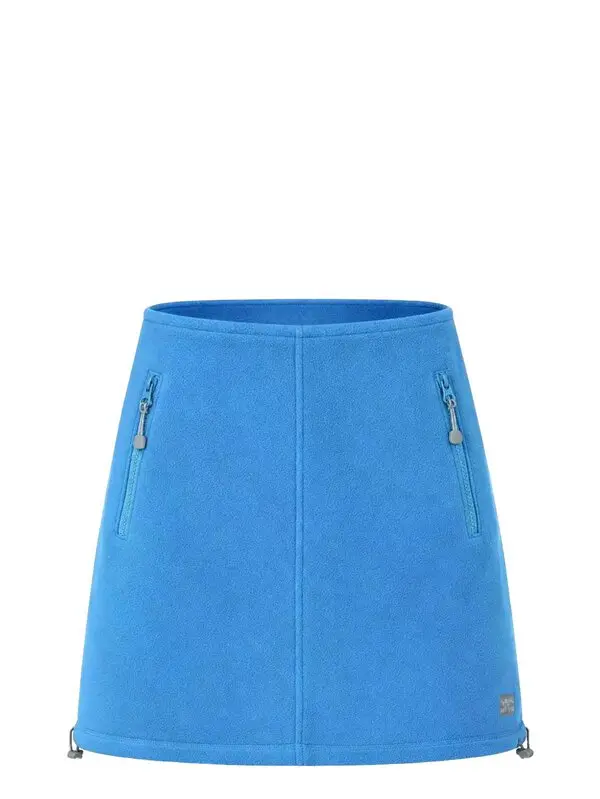 Sandy Liang Polar Zip-pocket Skirt - Blue