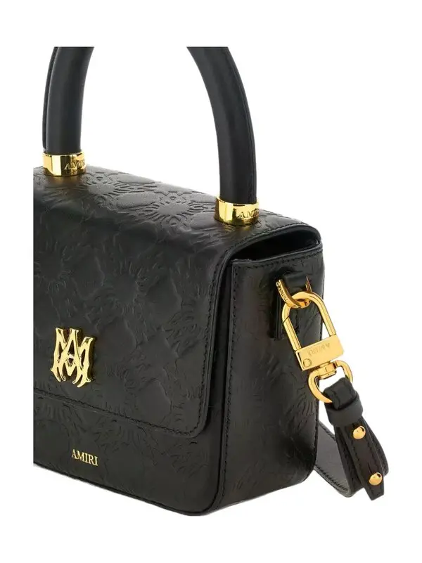 Amiri Ma Quad Leather Micro Bag - Black