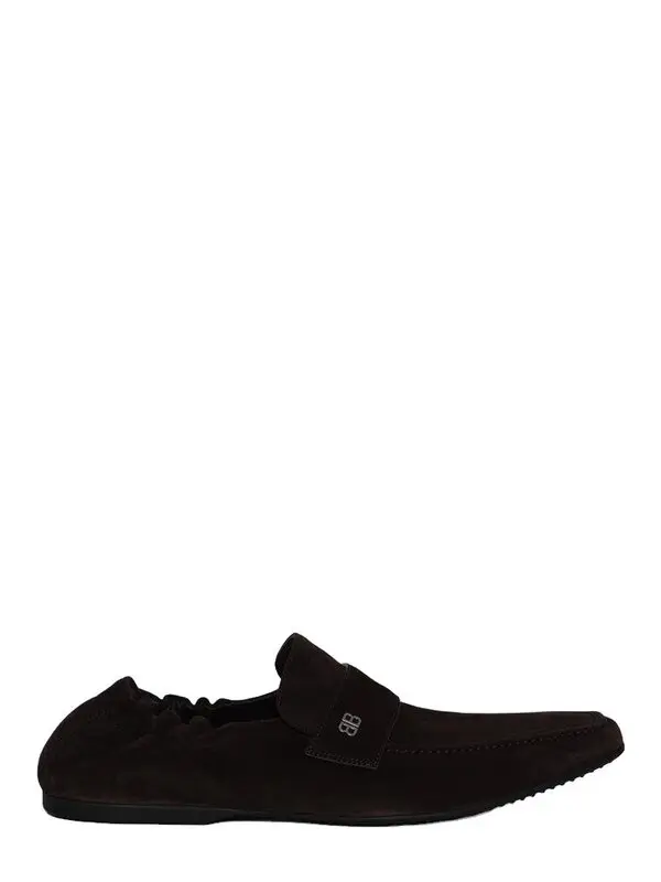 Balenciaga Palermo Suede Loafers - Brown