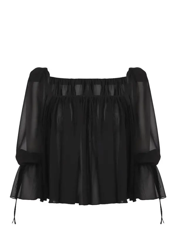 THE IRISH TWIN The Salli Top Smoke - Black