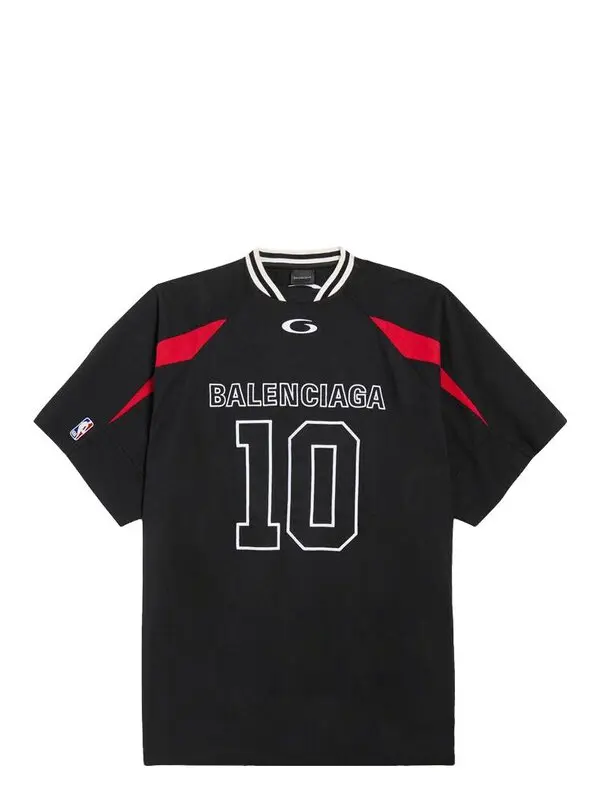 Balenciaga Nba Oversized T-shirt - Black