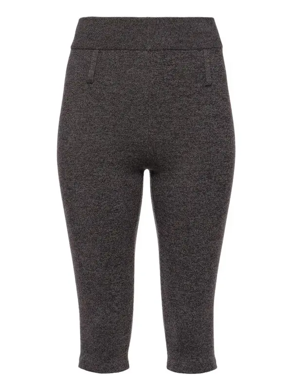 Magda Butrym Knitwear Midi Pants - Brown