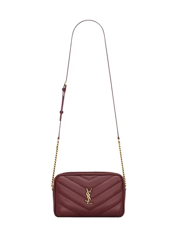 Saint Laurent Loulou Mini Camera Bag - Brown