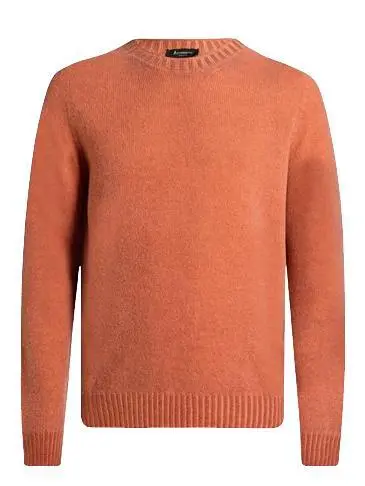 AROVESCIO Wool And Cashmere Crewneck Sweater - Orange