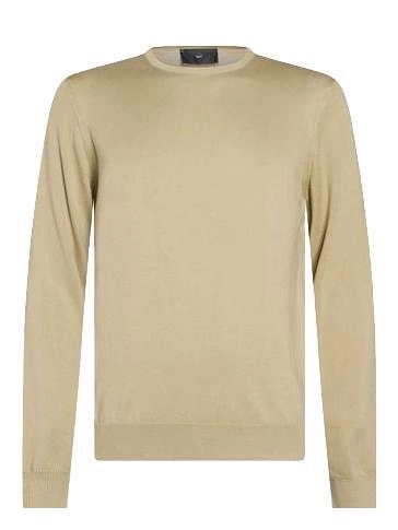 LIU •JO MAN Liu Jo Cotton Crewneck Sweater - Beige