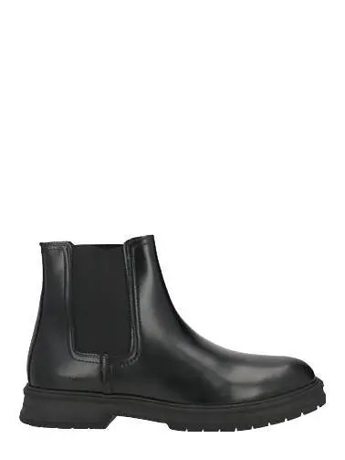 Tommy Hilfiger Chelsea Boots In Glossed Leather - Black