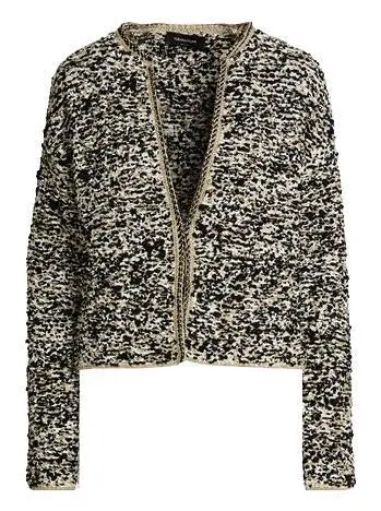 Fabiana Filippi Bouclé Cardigan - Black