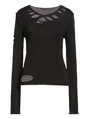 Masnada Merino Wool Cutout Sweater - Black