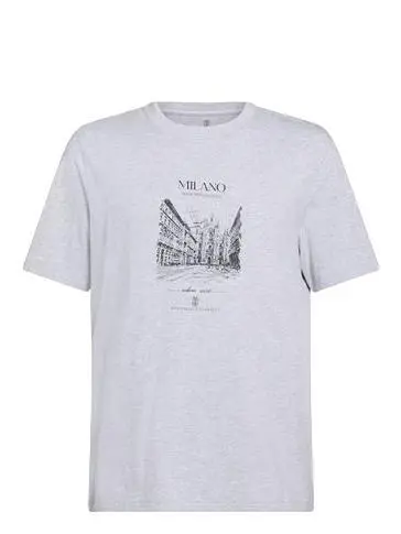 Brunello Cucinelli T-shirt Size Cotton - Grey