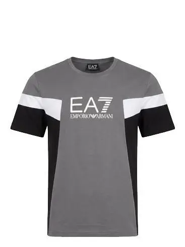 EA7 T-shirt Size Cotton - Grey