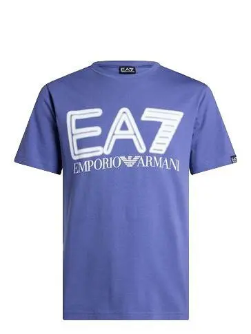 EA7 T-shirt Size Cotton, Elastane - Blue