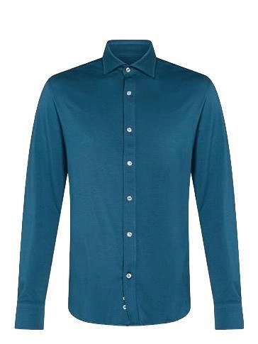 Paul & Shark Shirt Size Cotton, Elastane - Deep Teal