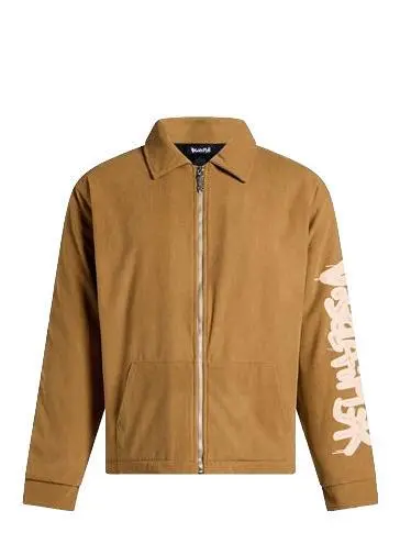 DISCLAIMER Polyester Jacket - Camel