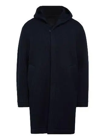 OUT/FIT Knitted Overcoat - Navy