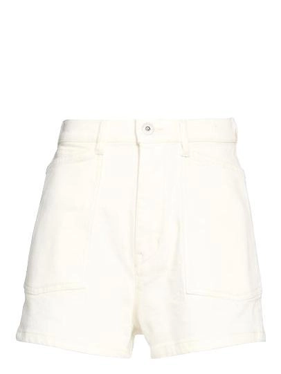 Kenzo High Waisted Denim Shorts - Ivory