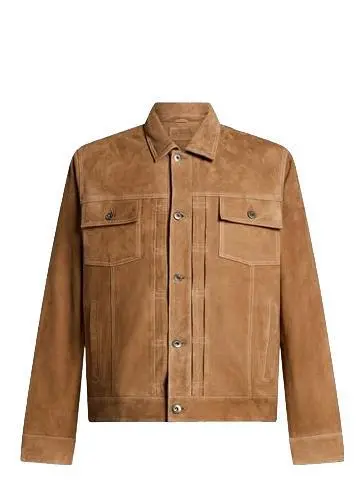 Bolongaro Trevor Suede Jacket - Beige