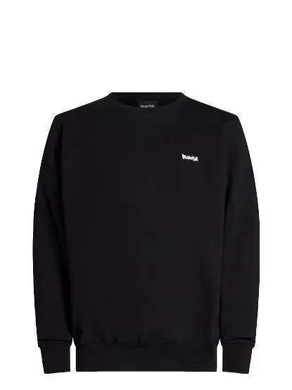 DISCLAIMER Cotton French Terry Sweatshirt With Logo - Black