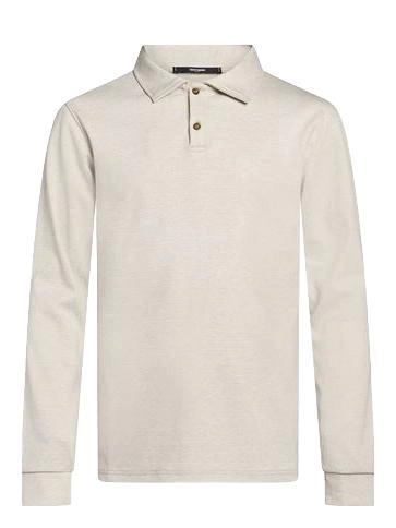 TAKESHY KUROSAWA Polo Shirt Size Viscose, Polyester, Elastane - Beige