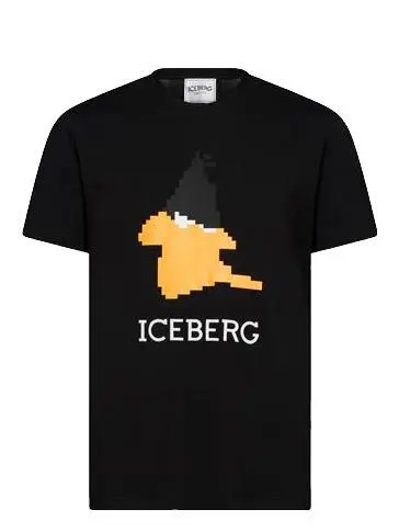 Iceberg Looney Tunes T-shirt Size Cotton, Elastane - Black