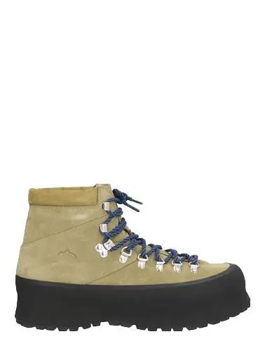 Diemme Leather Hiking Ankle Boots - Beige