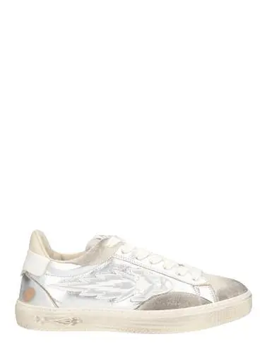 ENTERPRISE JAPAN Leather Sneakers - Silver
