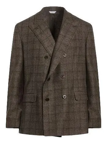 Boglioli Blazer Taupe Size Wool, Polyester, Elastane - Grey