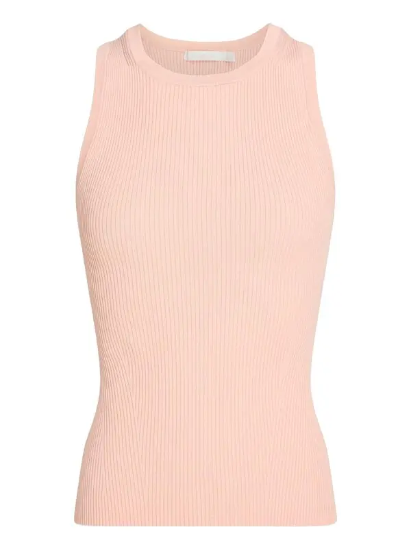 Zimmermann Ribbed Jersey Tank - Blush