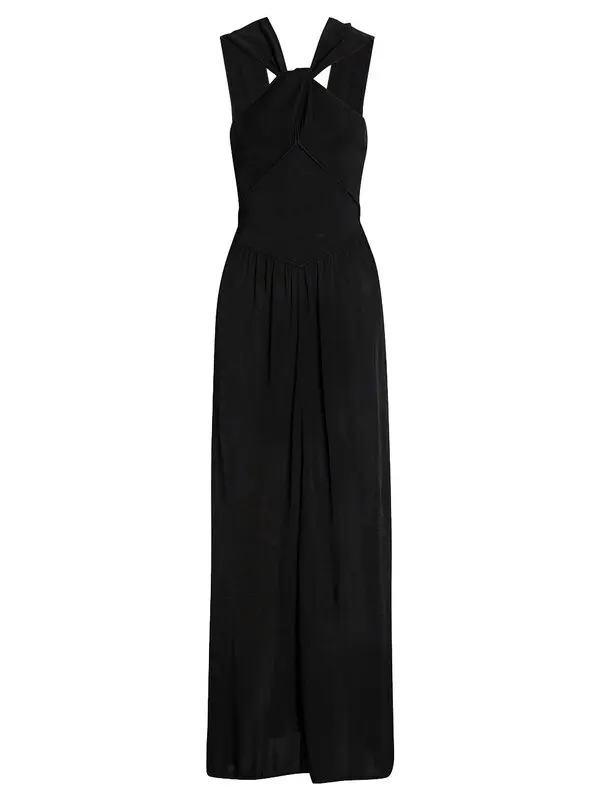 Zimmermann Stretch-knit Maxi Dress - Black