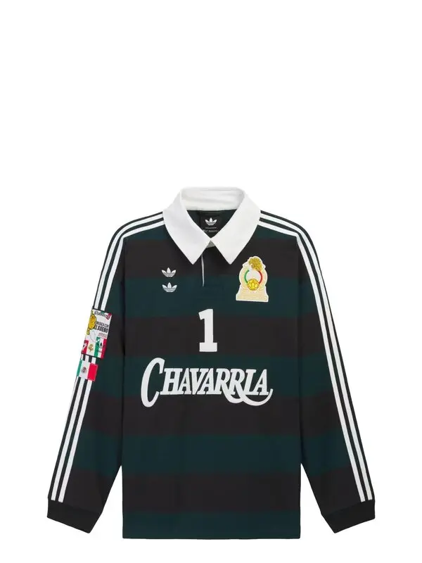 Adidas X Chavarria Long Sleeve Rugby Shirt - Black