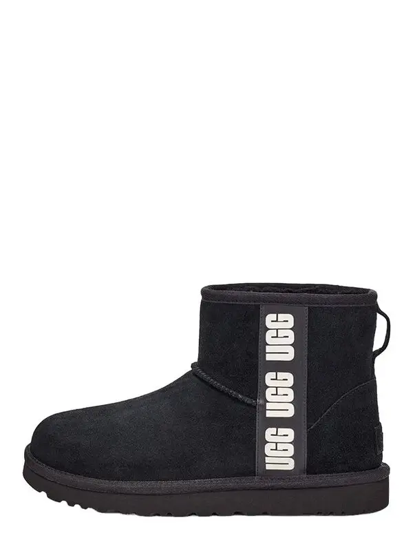 UGG Mini Side Logo Boot - Black