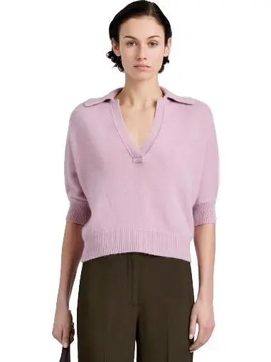 Proenza Schouler Vella Top In Cashmere - Blush