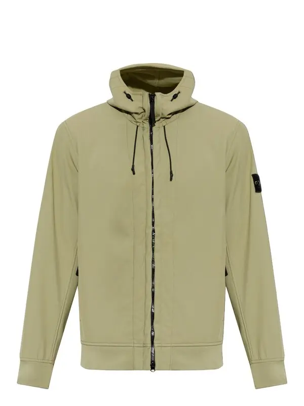 Stone Island Hooded Technical Jacket - Green