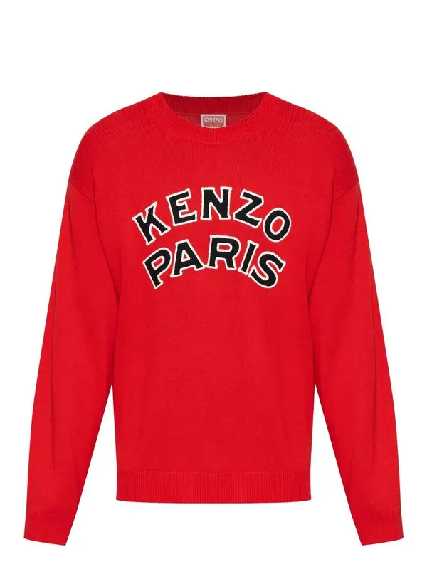 Kenzo Logo Crewneck Sweater - Red