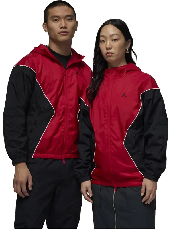 JORDAN As J Brk Draft Jacket - Black/red