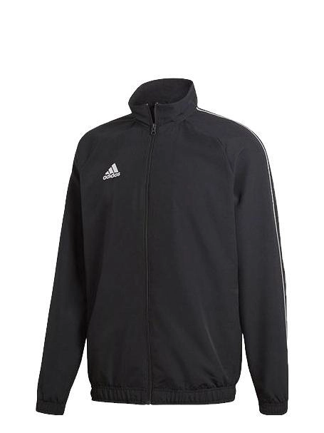 Adidas Logo Printing Casual Track Jacket - Black