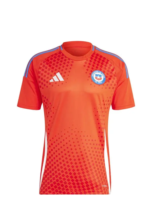 Adidas Chile 24 Home Soccer Jersey - Active Red