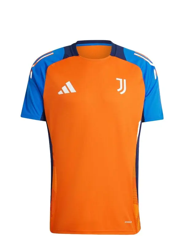 Adidas Juventus Tiro 24 Competition Football Training Shirt - Orange/blue