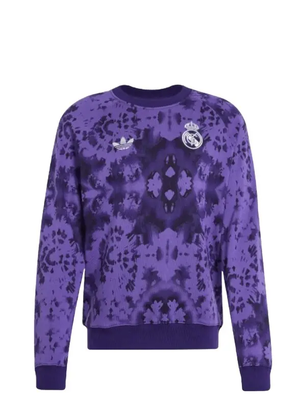 Adidas Real Madrid Cny Crew Sweatshirt - Purple