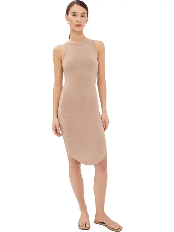 Sablyn Jameela Racerback Tank Dress - Dune
