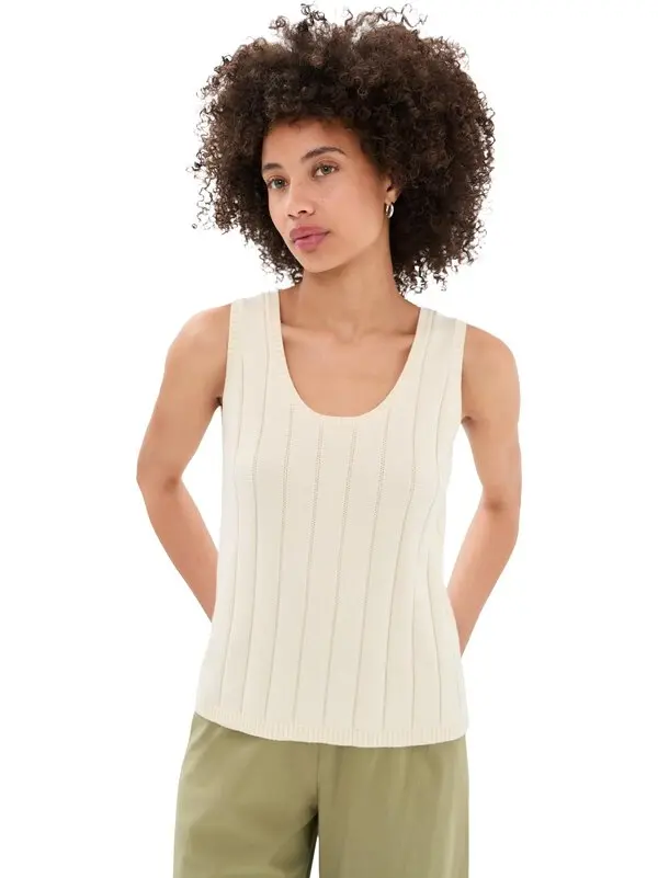 Varley Ayaka Wide Rib Tank - Pristine