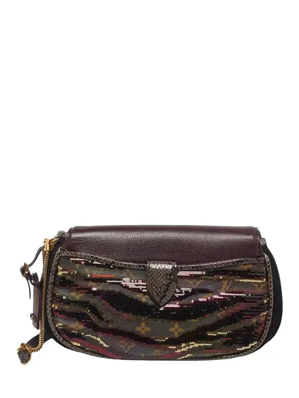 LOUIS VUITTON 2011 Sauvage Tigre Clutch Bag - Brown