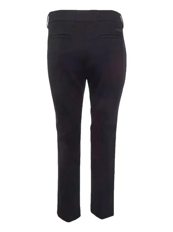 Prada Straight-leg Cropped Trousers - Black