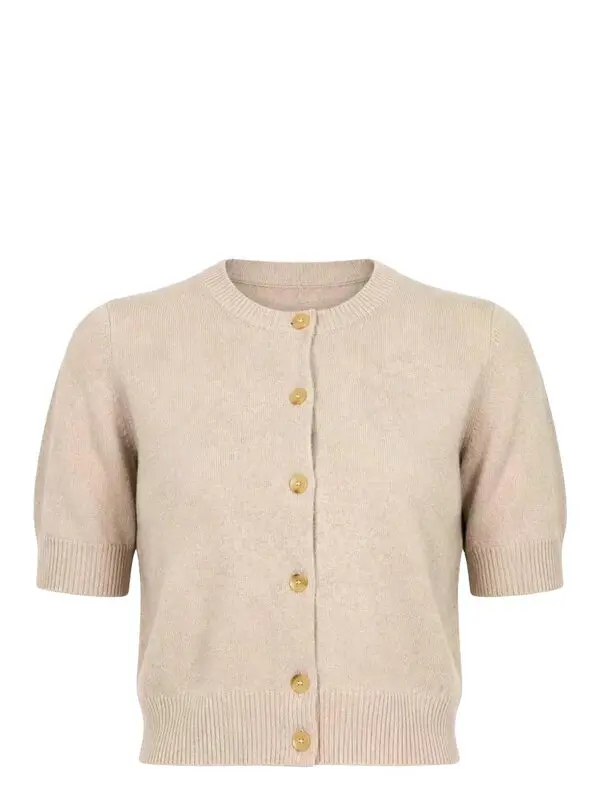 Arch4 Stanley Short-sleeve Cardigan - Neutrals