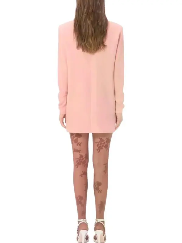 Valentino Garavani Embroidered Cady Couture Short Dress - Pink