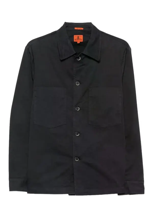 Barena Venezia Fio Buttoned Overshirt - Blue