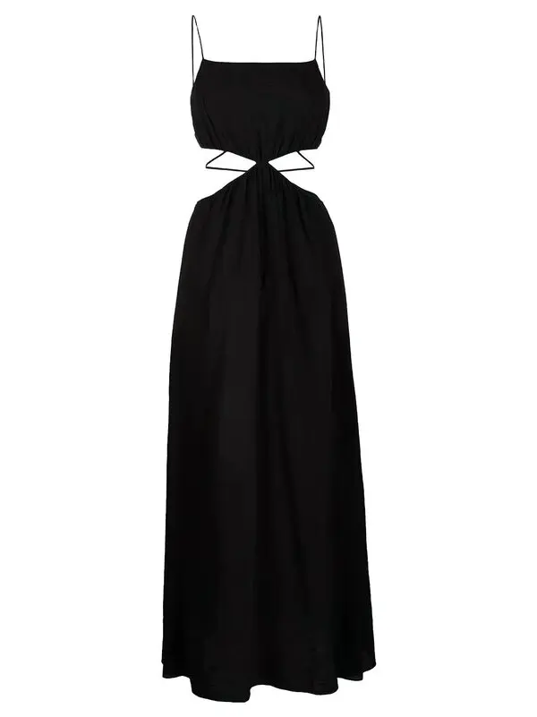 Simkhai Amora Cut-out Detail Dress - Black