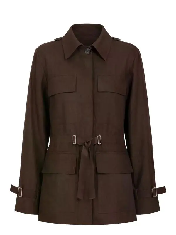 KULSON James Belted Jacket - Brown