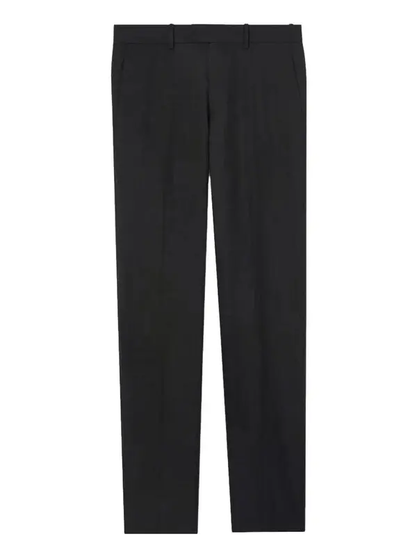 Burberry Bond Slim-fit Wool Trousers - Grey