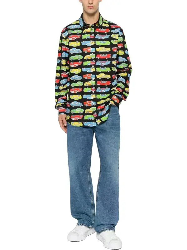 Moschino Car-print Shirt - Black