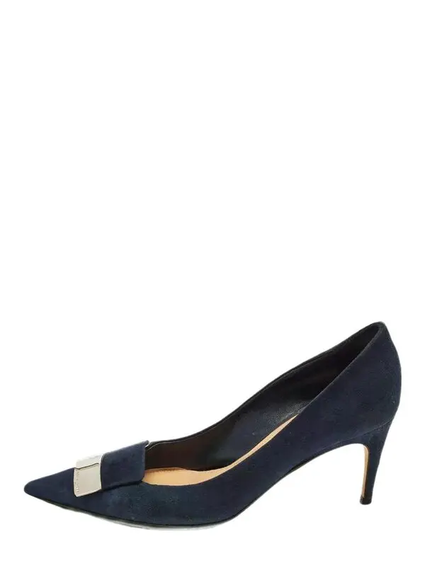 SERGIO ROSSI Sr1 Pointed-toe Pumps - Blue